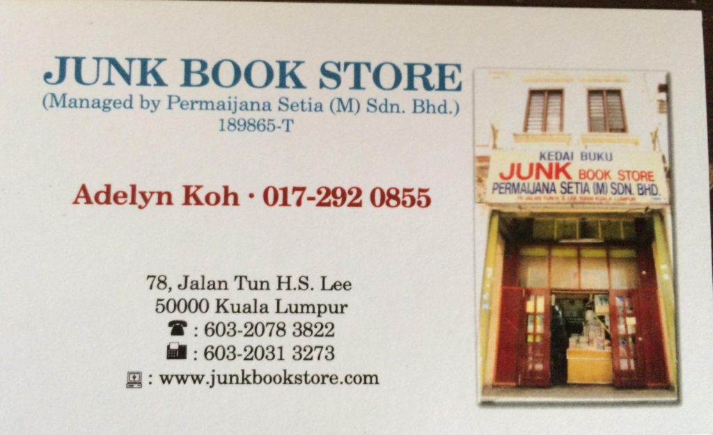 Vintage Treasures at the Junk Book Store – Jalan Tun H.S. Lee, Kuala ...